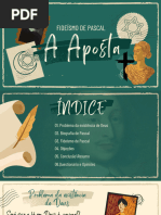 Aposta de Pascal: Razão e Fé no 10º Ano | PDF | Nada | Deus