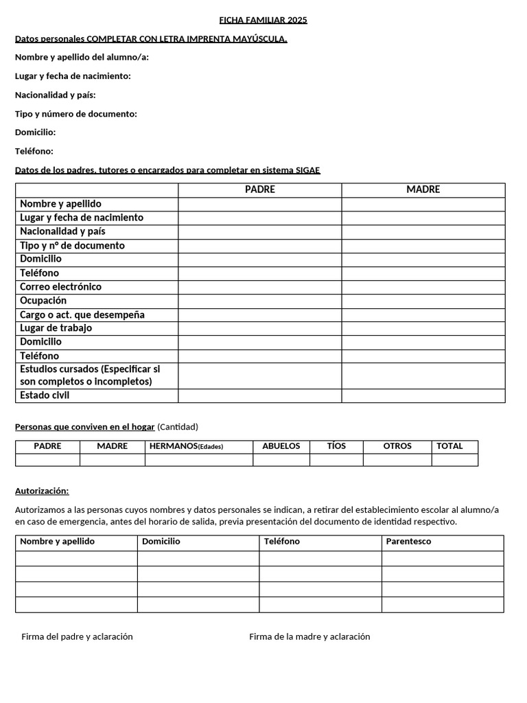 Ficha Familiar-1 | PDF