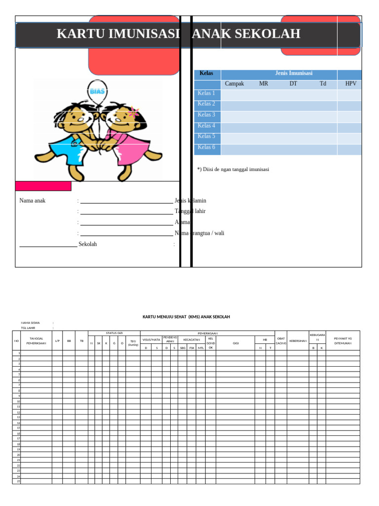 Kartu Bias + KMS-6 | PDF
