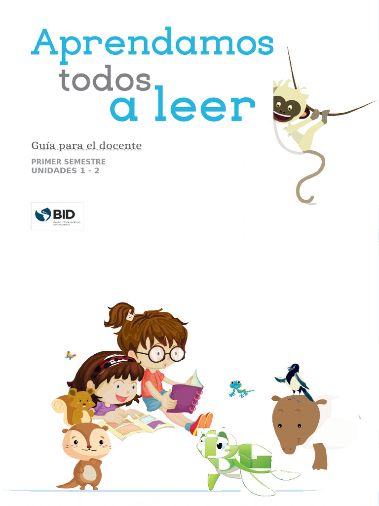 Aprendamos Todos A Leer Guia para El Docente Primer Semestre Unidades 1 ...