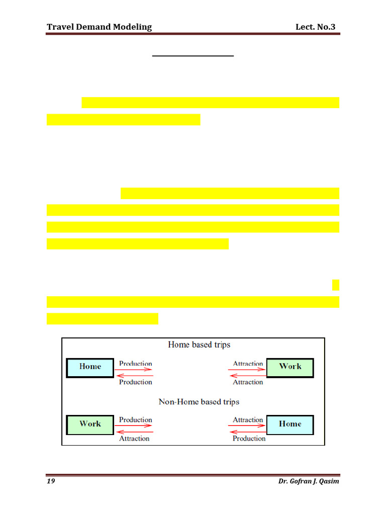 Trip Generation Pdf Regression Analysis Dependent And Independent