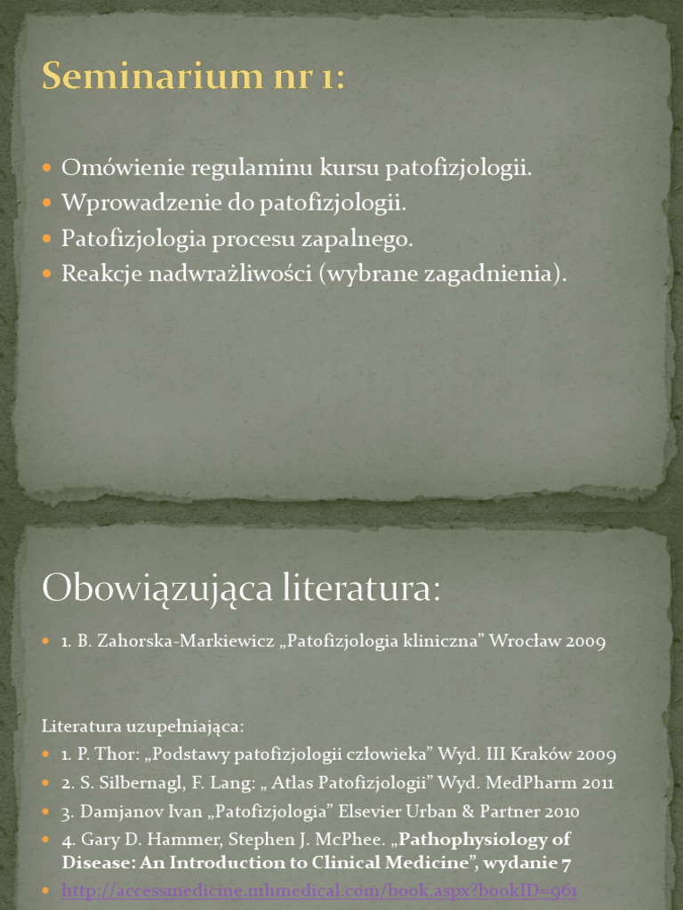 Zapalenie, Odporność, Typy Nadwrażliwości | PDF