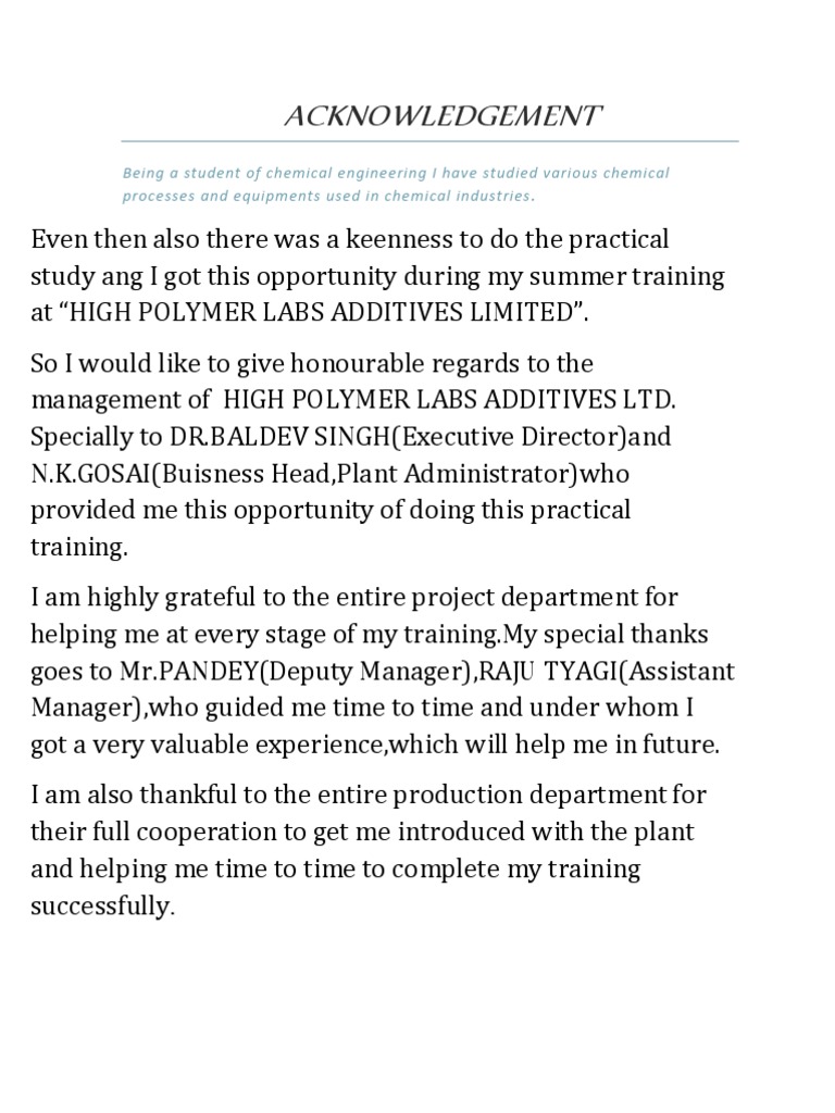 HPL Additives Training Report | PDF | Heat Exchanger | Boiler