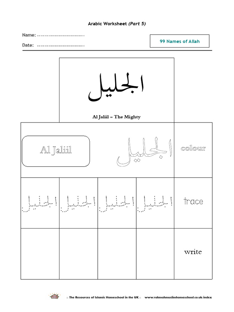 Names of Allah SWT | PDF
