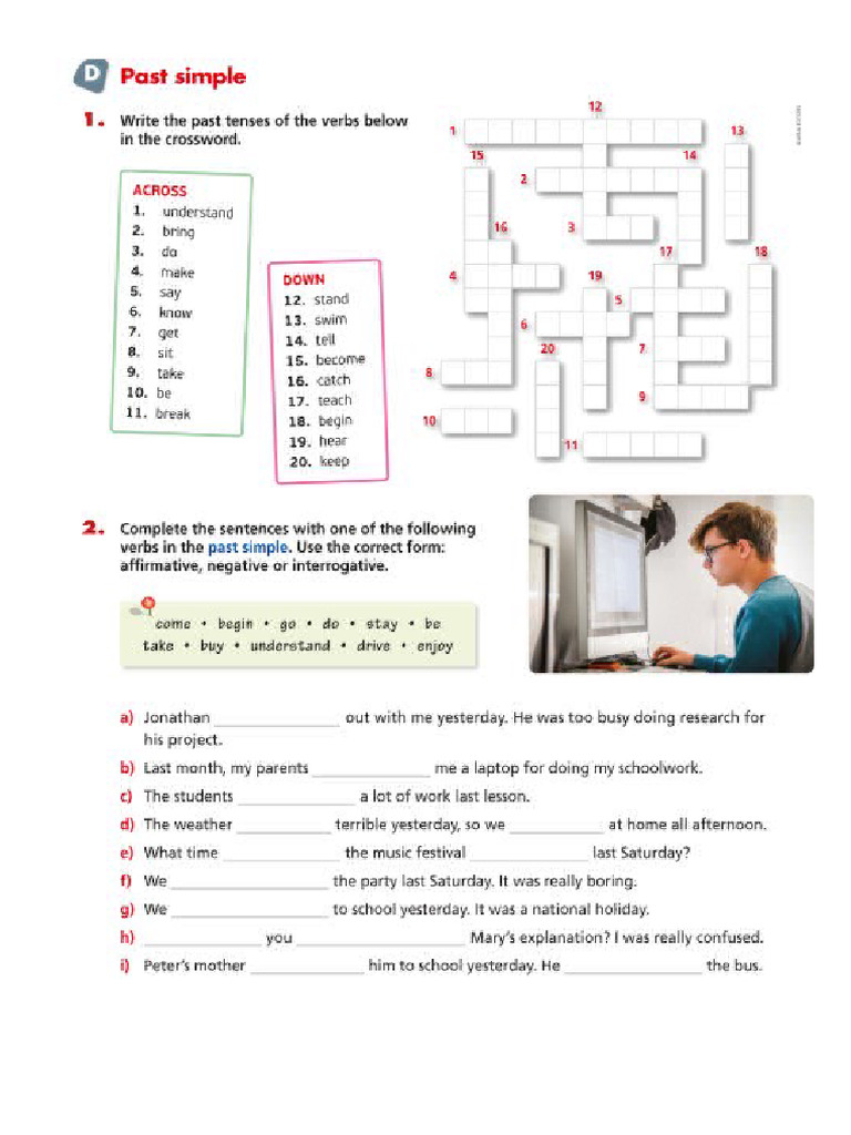 Past Simple - Past Continuous Exercises | PDF