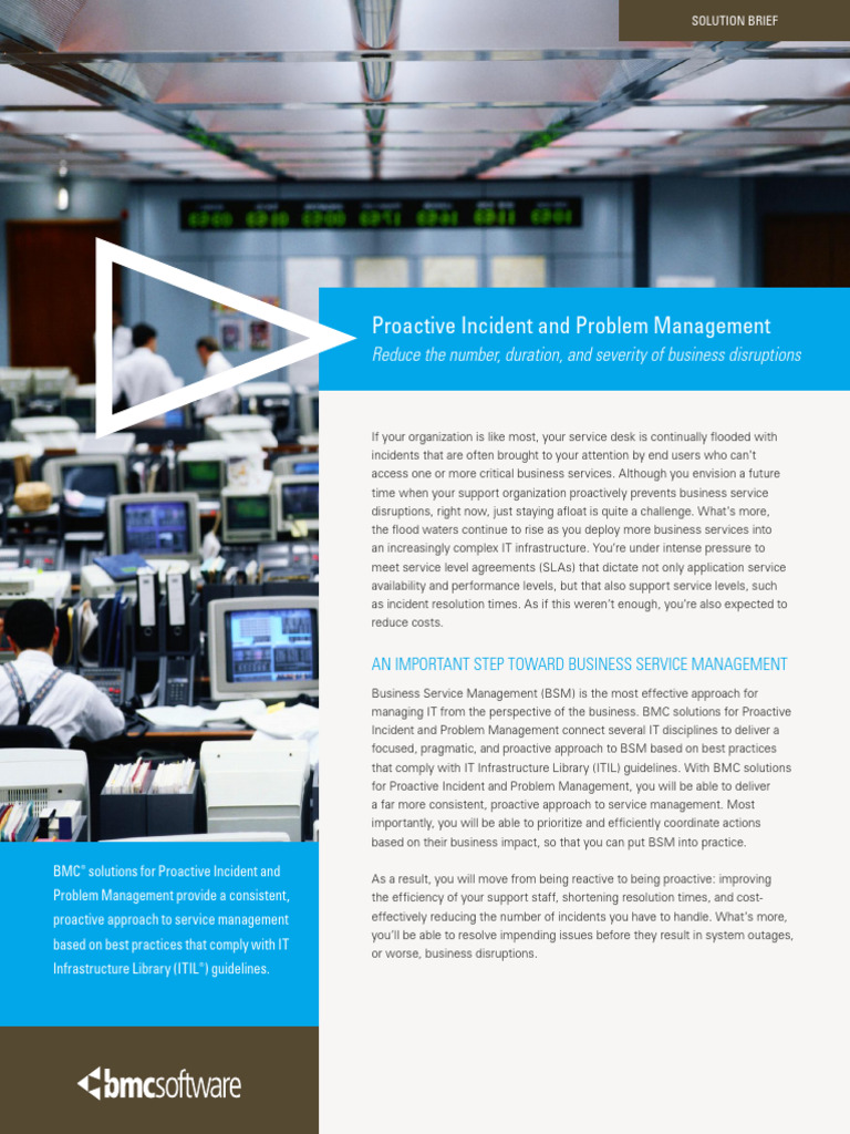 BMC Incident Problem Management | PDF | Computing | Information Technology