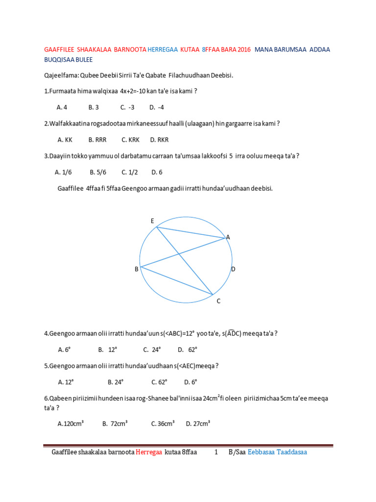 Gaaffilee Shaakalaa Herrega Kutaa 8ffaa | PDF