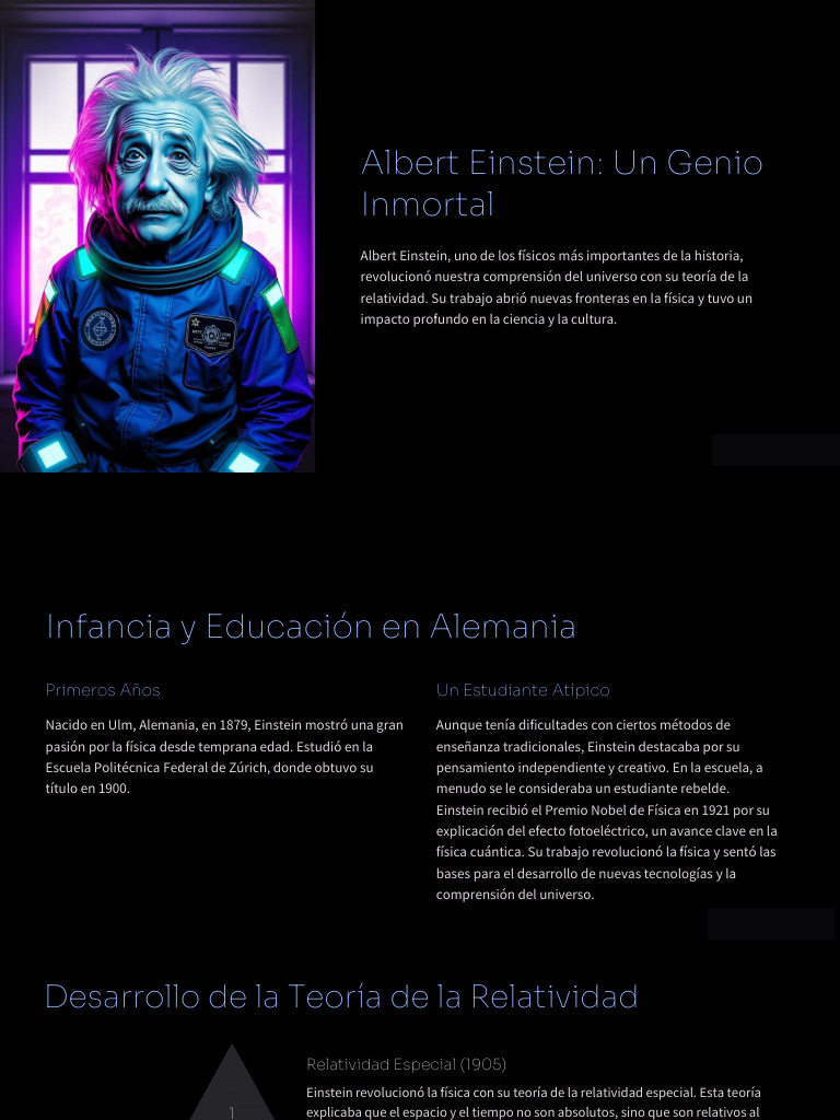 Descubrimientos Clave de Einstein | PDF | Albert Einstein | Física