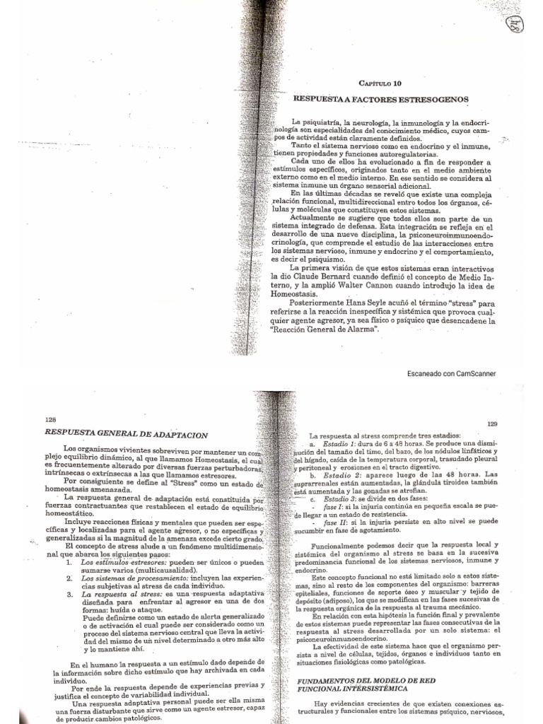 Volmer, M. (2000) Bases de Psiconeuroinmunoendocrinología. | PDF