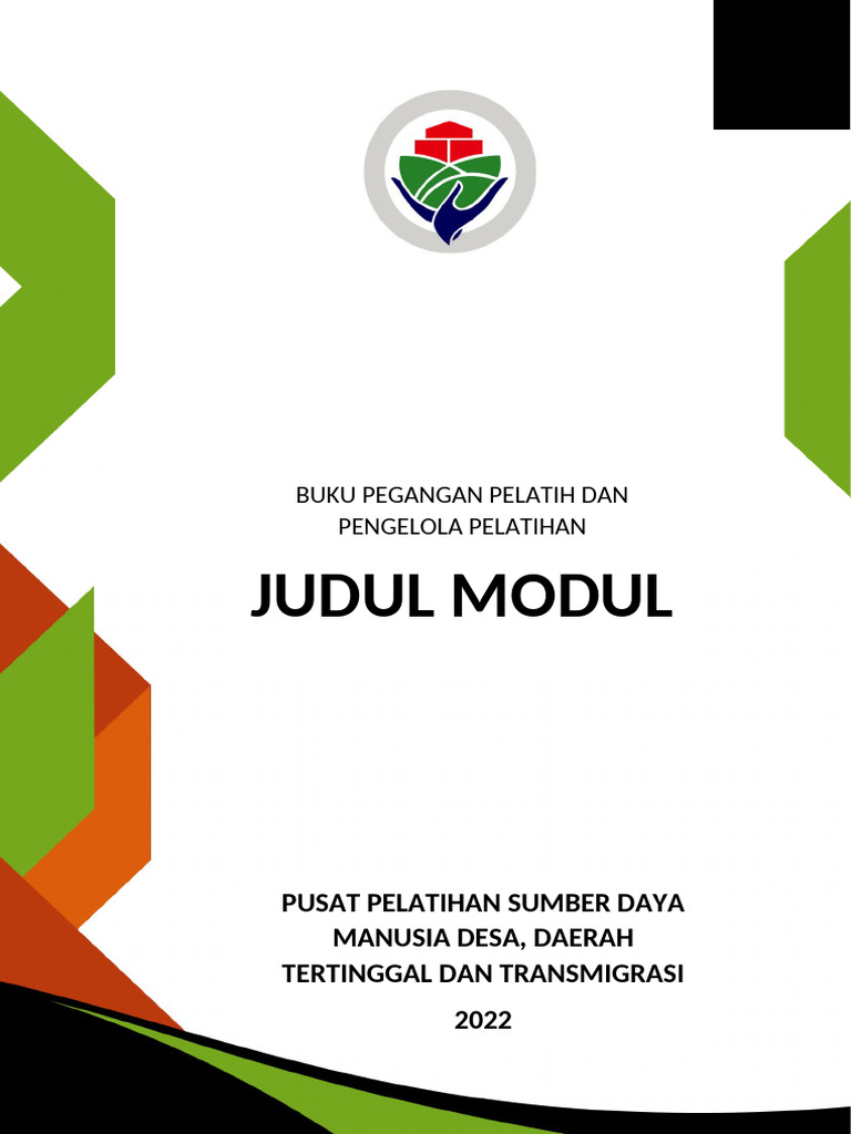 Templet Pegangan Pelatih Dan Pengelola Pelatihan | PDF