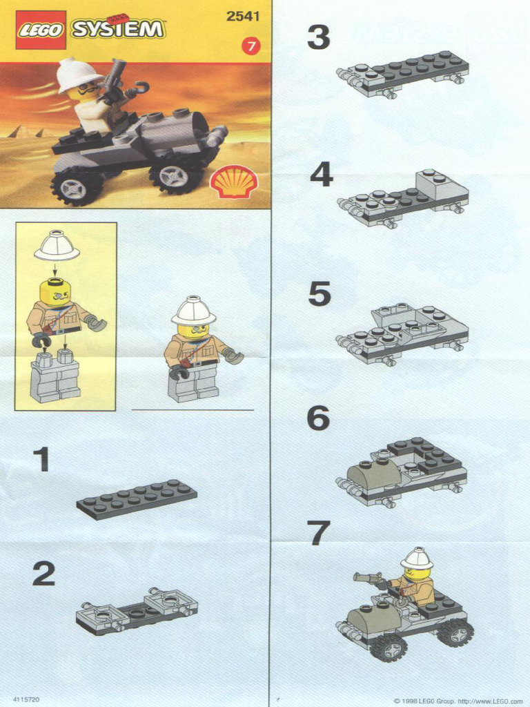Instrukcja LEGO 2541-1998 | PDF