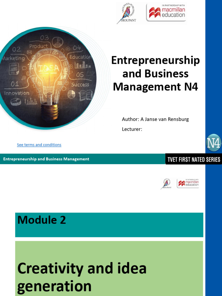 TVET FIRST EBM N4 - Module 2 Presentation | PDF | Non Disclosure Agreement | Patent