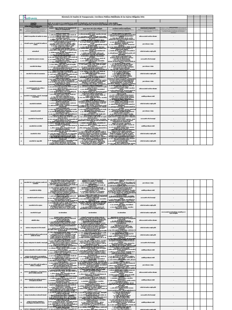 DirectorioCT 20241007 | PDF | México