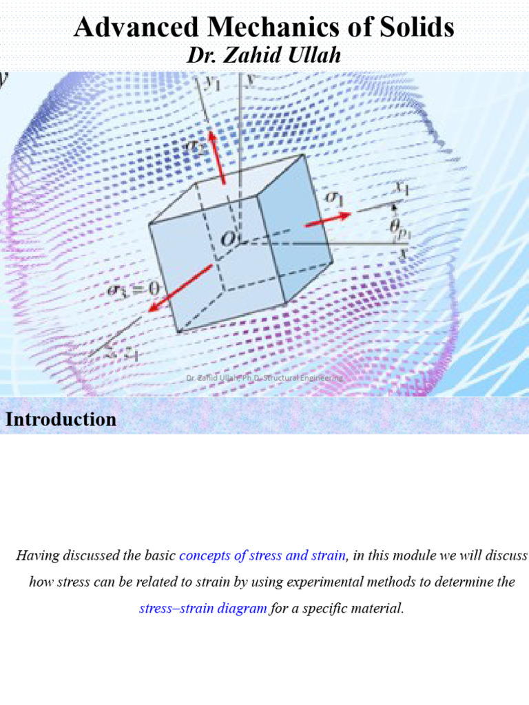 Module 4- Stress-Strain Relation | PDF | Deformation (Engineering) | Elasticity (Physics)