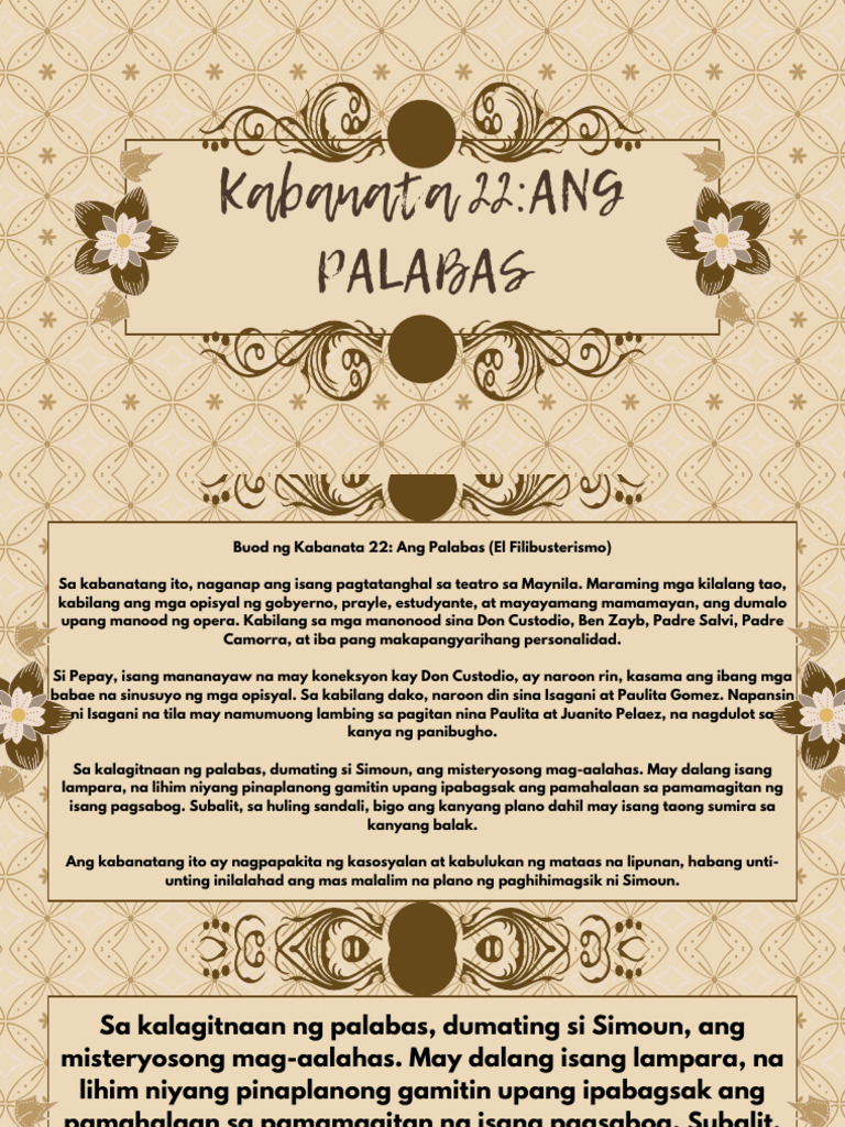 Kabanata 22ANG PALABAS_20250220_174040_0000 | PDF