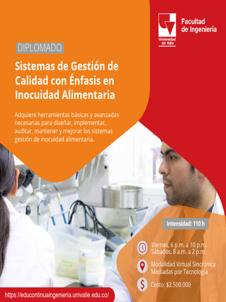 PDF - Diplomado - Calidad Inocuidad - EIA | PDF