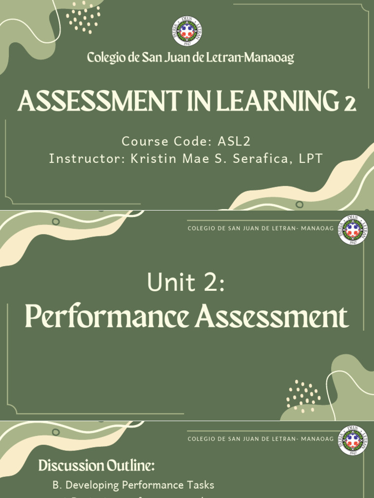 Asl2 Lesson 2 Part 2 Midterms | PDF | Rubric (Academic) | Psychology