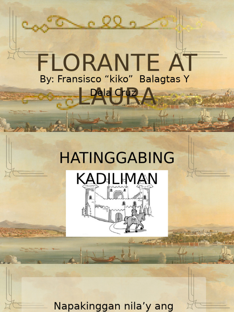 Napakinggan Nila'y Ang Ganitong Saysay "Nang Aking Matatap Na ...