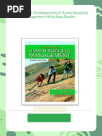 Gary Dessler, Human Resources Management, Sixteenth Edition Pearson ...