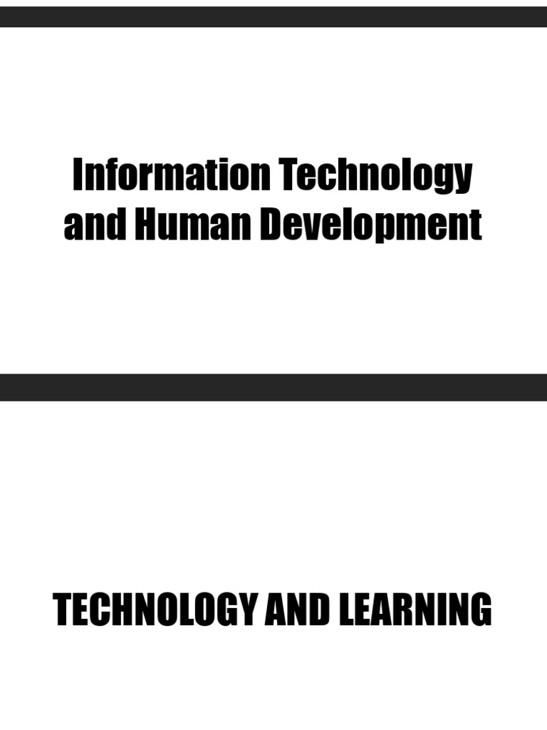 Technology's Impact on Learning and Communication | PDF | Communication ...