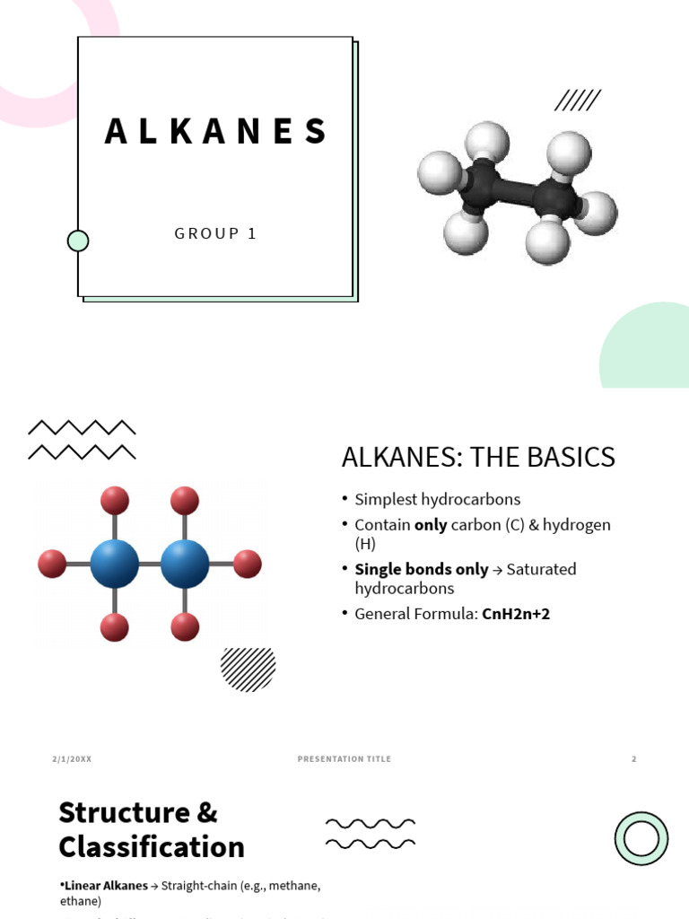 Alkanes Chem1c Grp Presentation | PDF