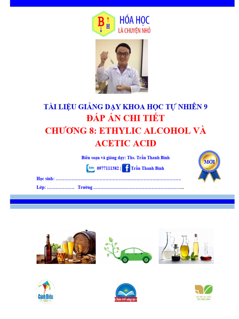 Hoa 9 - Ethylic Alcohol Va Acetic Acid. TTB - Dap An | PDF