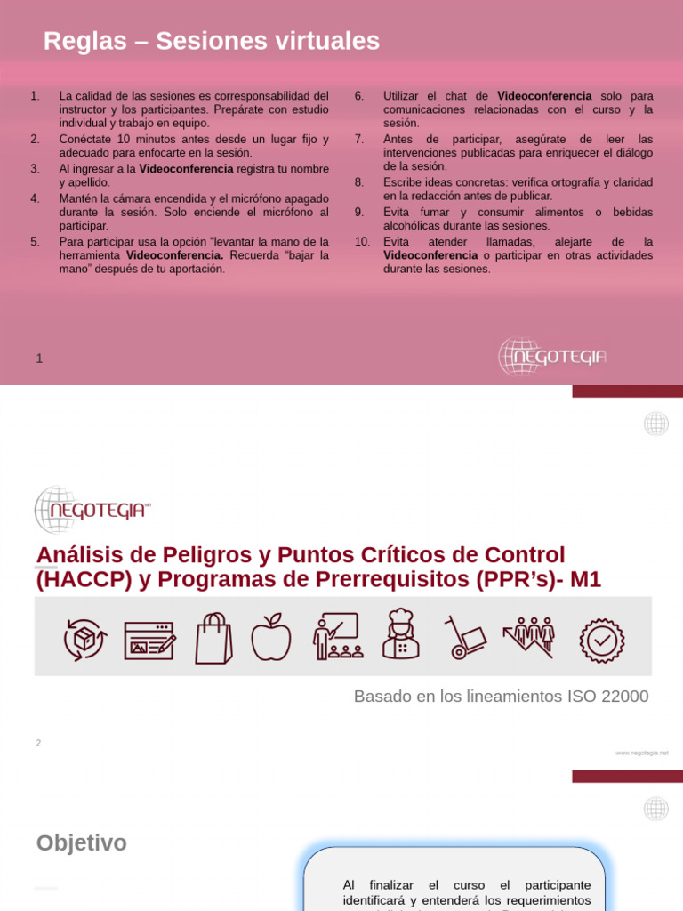 1) PPR S y HACCP M1 - 2022 | PDF | Análisis de Riesgo y Puntos Críticos de Control | Seguridad ...