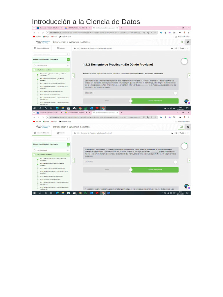 Introducción a la Ciencia de Datos | PDF