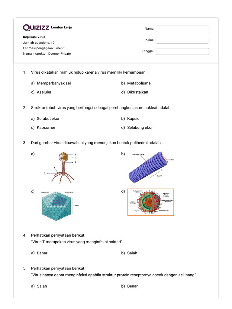 Pemahaman Replikasi Virus dan Infeksi | PDF