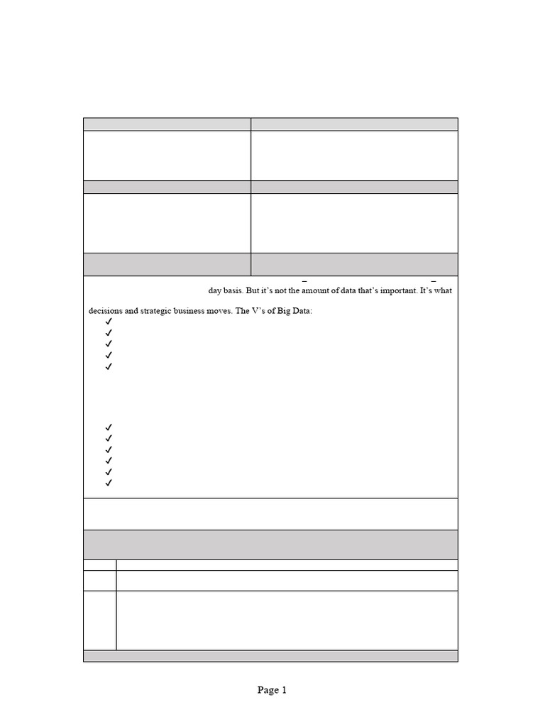 Course Outline of CSE 761 Big Data Analytics | PDF | Big Data | Analytics