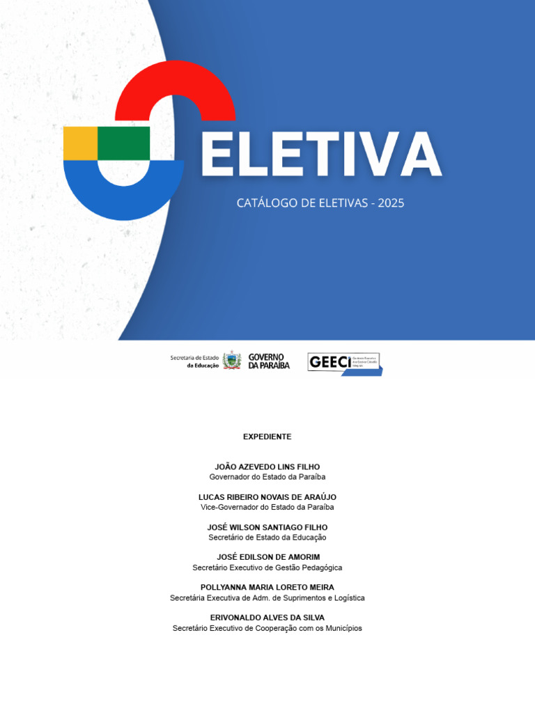 Catálogo de Eletivas Único 2025 | PDF | Science | Física