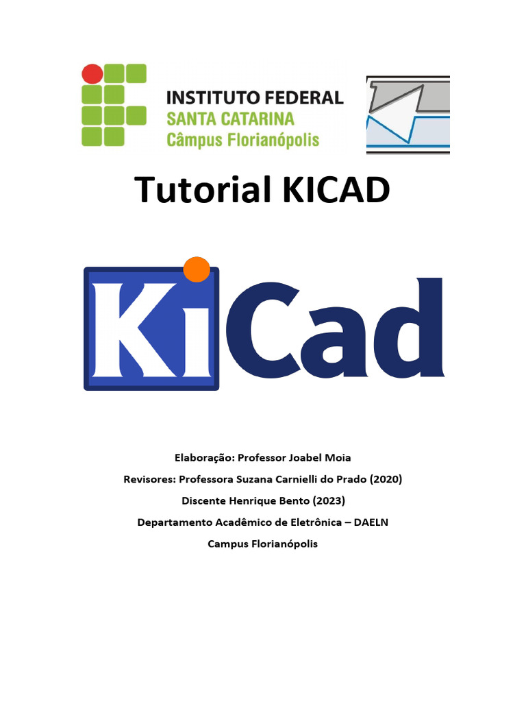 Tutorial KICAD em Português | PDF | Janela (informática) | Placa de ...