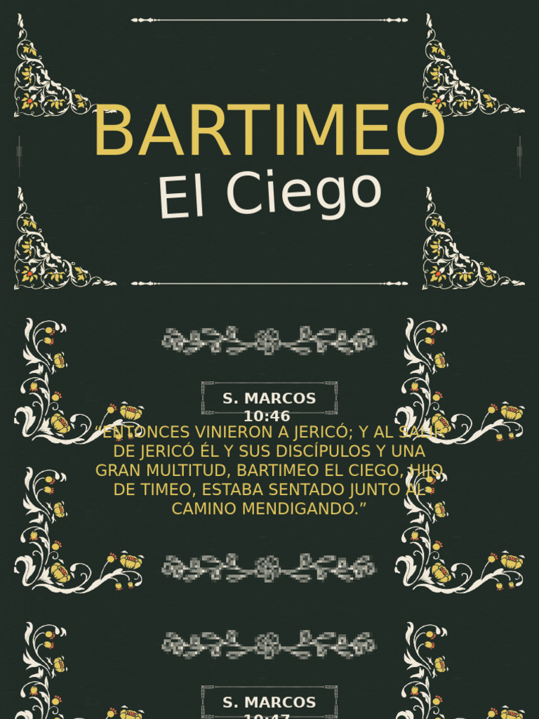 Bartimeo | PDF