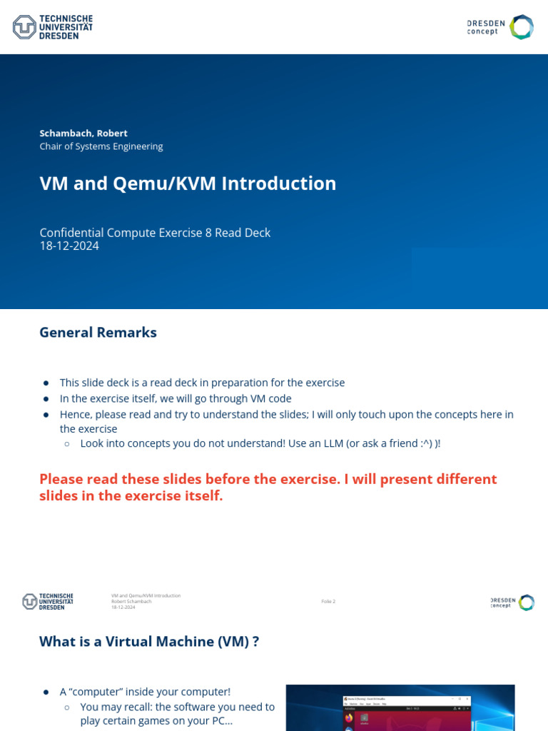 VM and QEMU/KVM Overview Guide | PDF | Virtual Machine | Virtualization