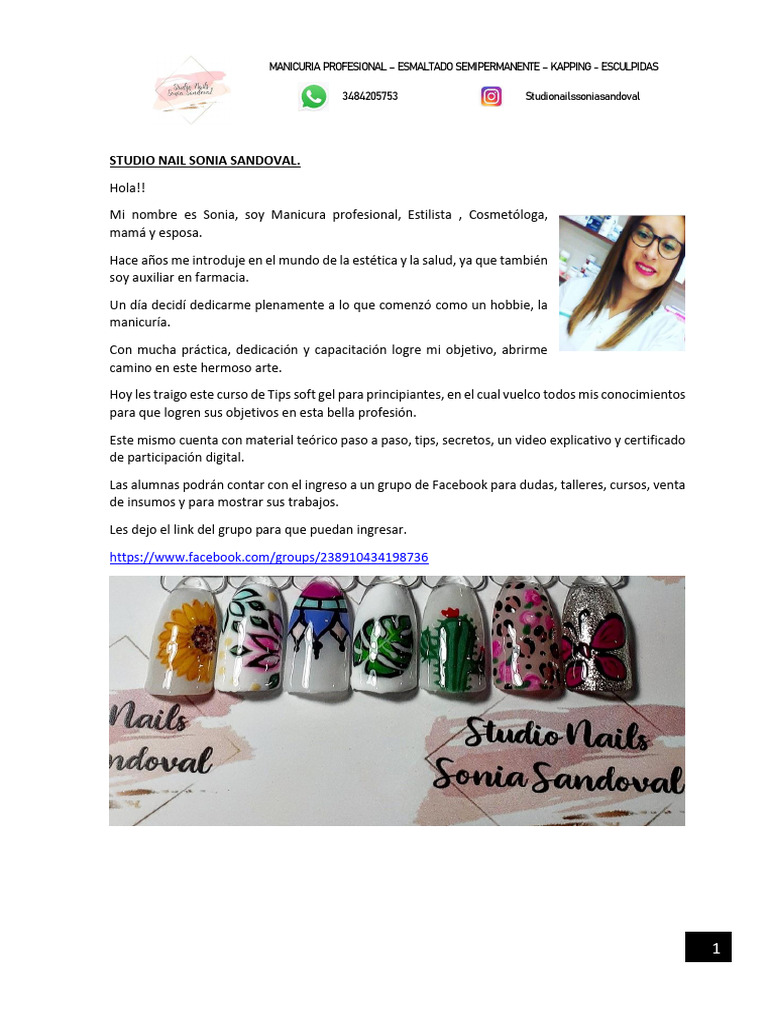 Curso Soft Gel: Guía Paso a Paso | PDF | Clavo (anatomía)