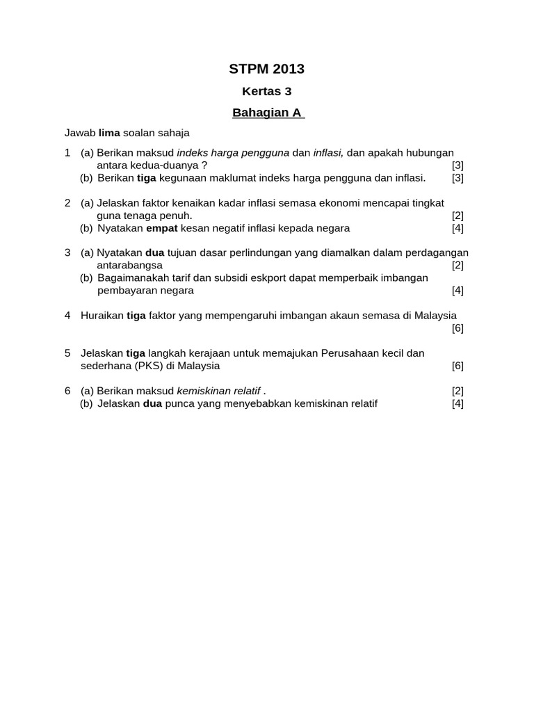 Pass Year EKO SEM 3 | PDF