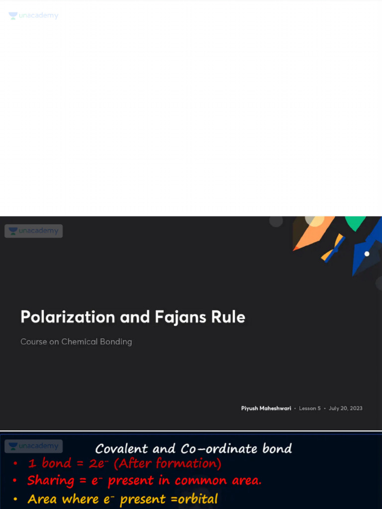 3.2 EXTRA Polarization - and - Fajans - Rule - With - Anno | PDF