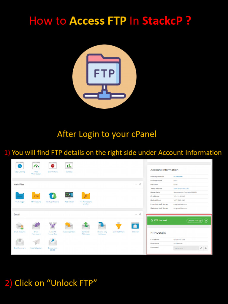 How To Use FTP in StackcP | PDF