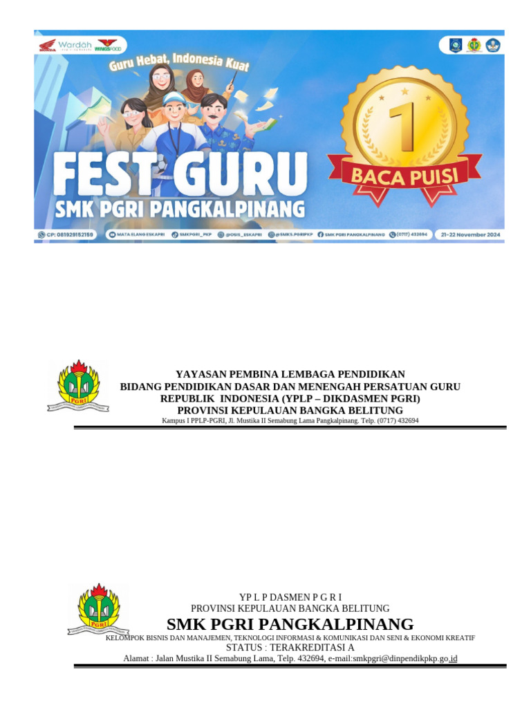 Blangko Amplop Pgri | PDF