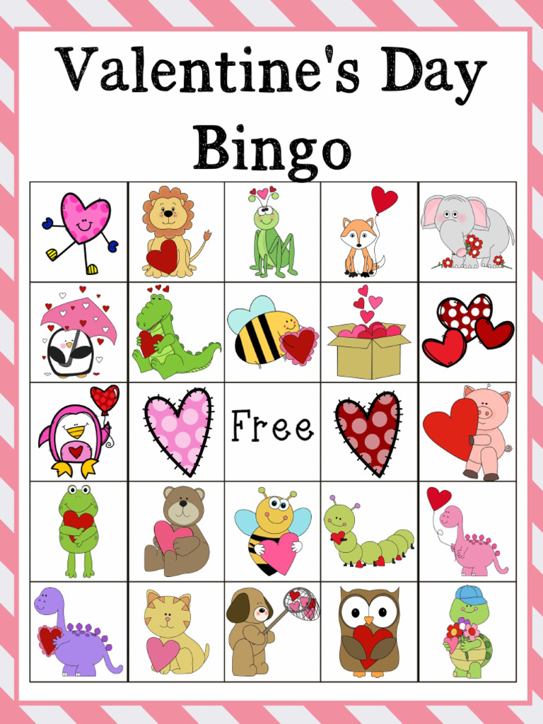 Valentine 39 S Day Bingo | PDF