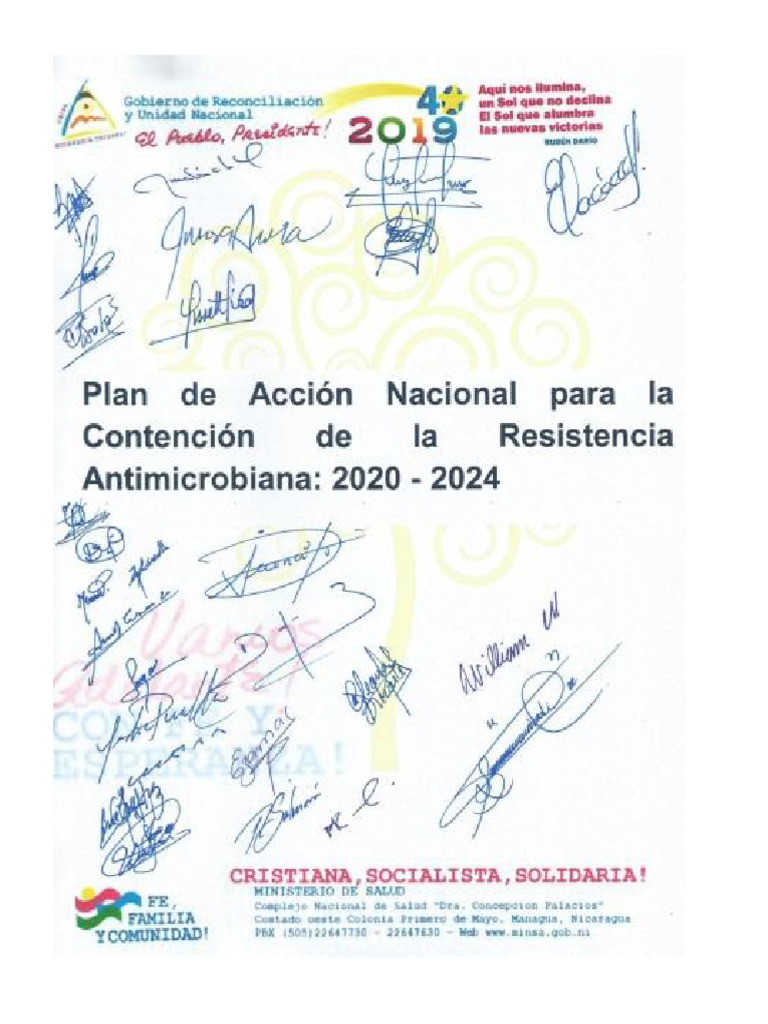 Plan de Acción Nacional para La Contención de La Resistencia ...