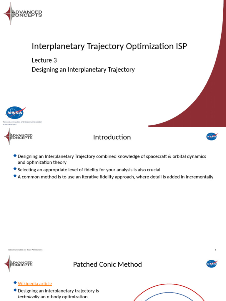 Interplanetary Trajectory Optimization 3 - Designing an Interplanetary Trajectory | PDF | Saturn ...