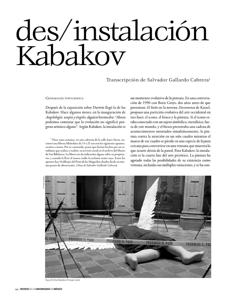 des_instalacion_Kabakov | PDF | Museo