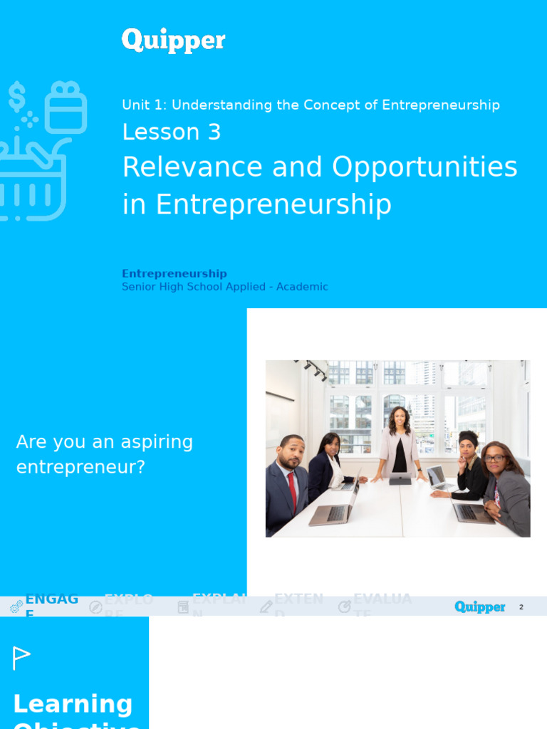 ENT PS Unit1 Lesson3 Final | PDF | Entrepreneurship | Business