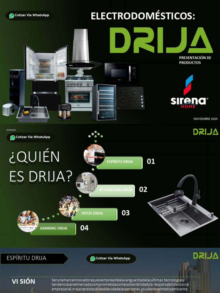 Catalogo Drija WEB | PDF | Aluminio | Acero