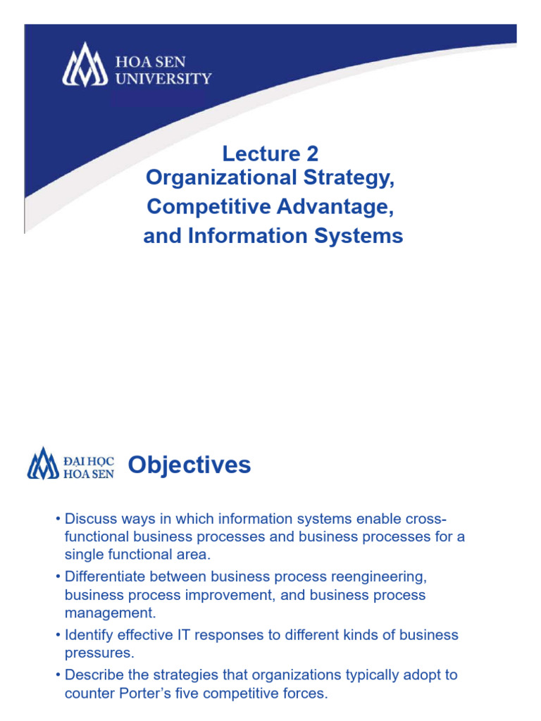MIS02_Organizational Strategy | PDF | Business Process | Business