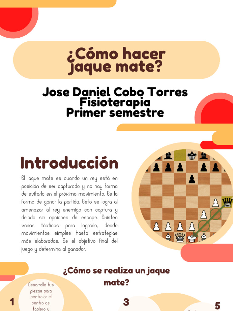¿Cómo hacer jaque mate | PDF | Ajedrez | Juegos de estrategia abstractos