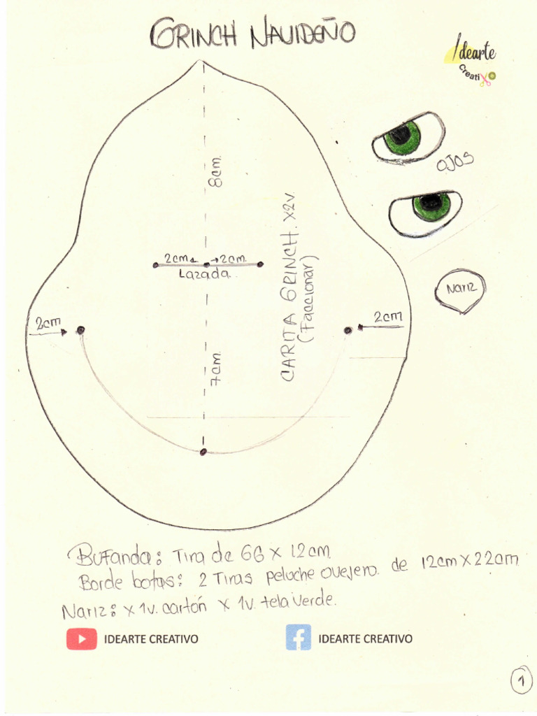 Molde Grinch 1 | PDF