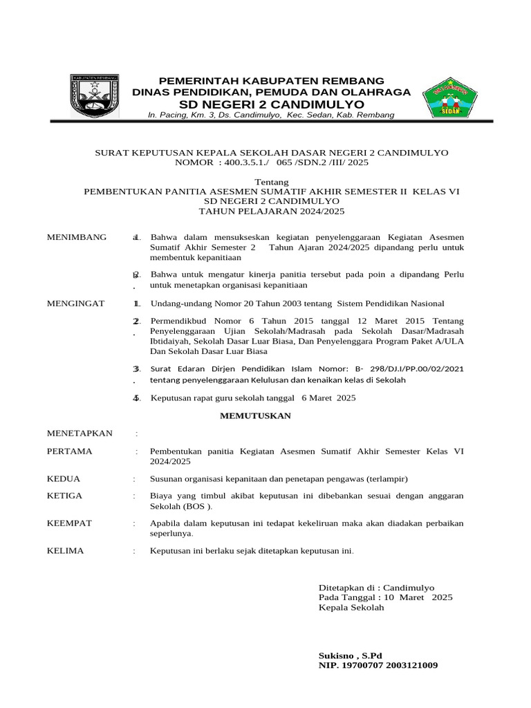 SK Panitia KTS | PDF