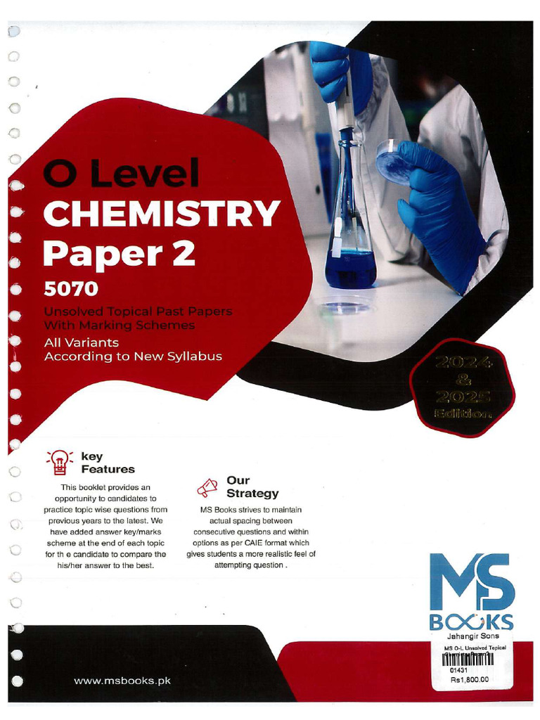 O Level Chemistry P2 Topical | PDF